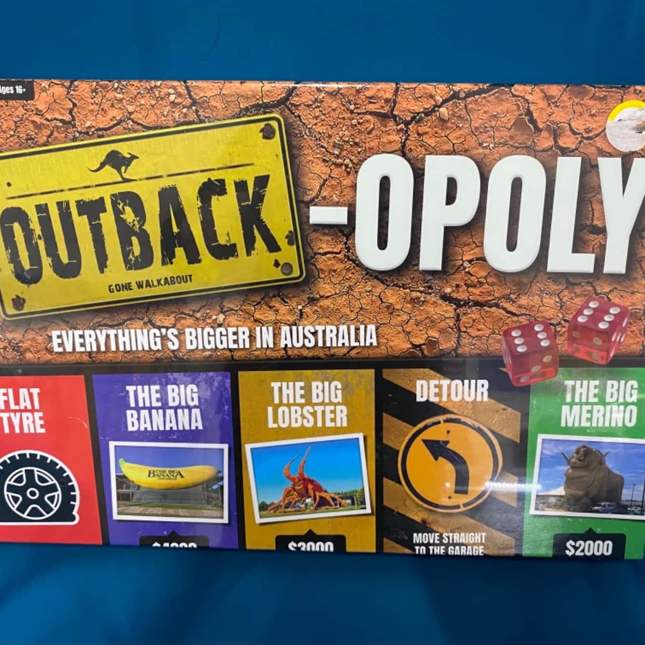 Outback-opoly Board Game