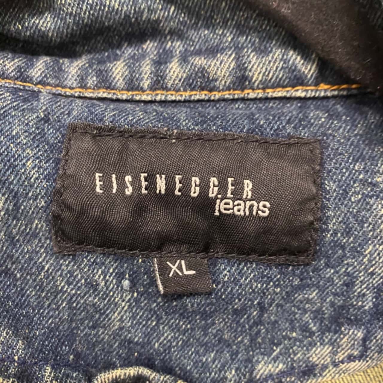 Eisenegger Jeans Mens Size XL Denim Jacket Blue (s)