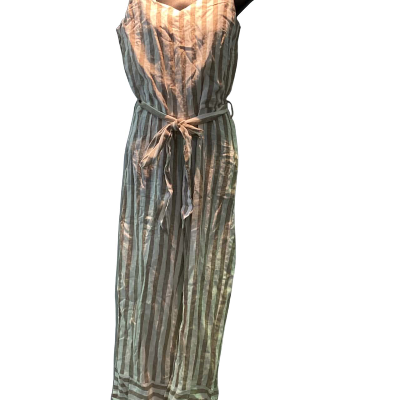 Rockmans Womens Size 10 Jumpsuit Brown / Cream