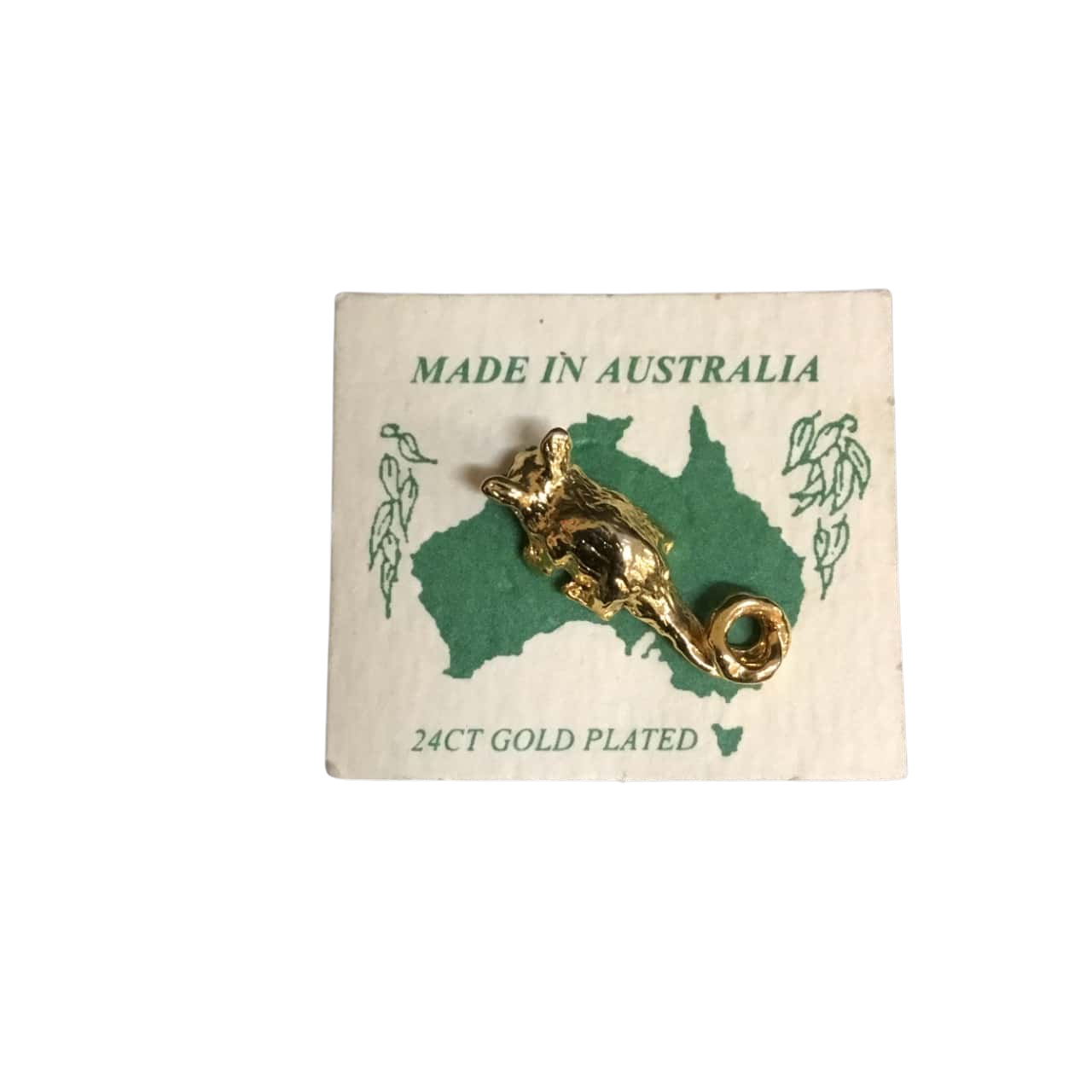 *VINTAGE*24CT Gold Plated Australian Possum Pin