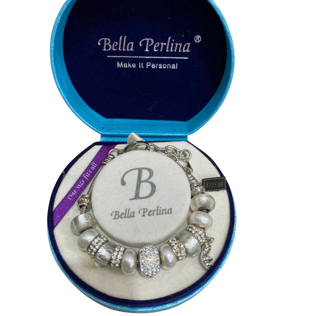 Bella Perlina Deluxe Charm and Crystal Bead Bracelet (s)