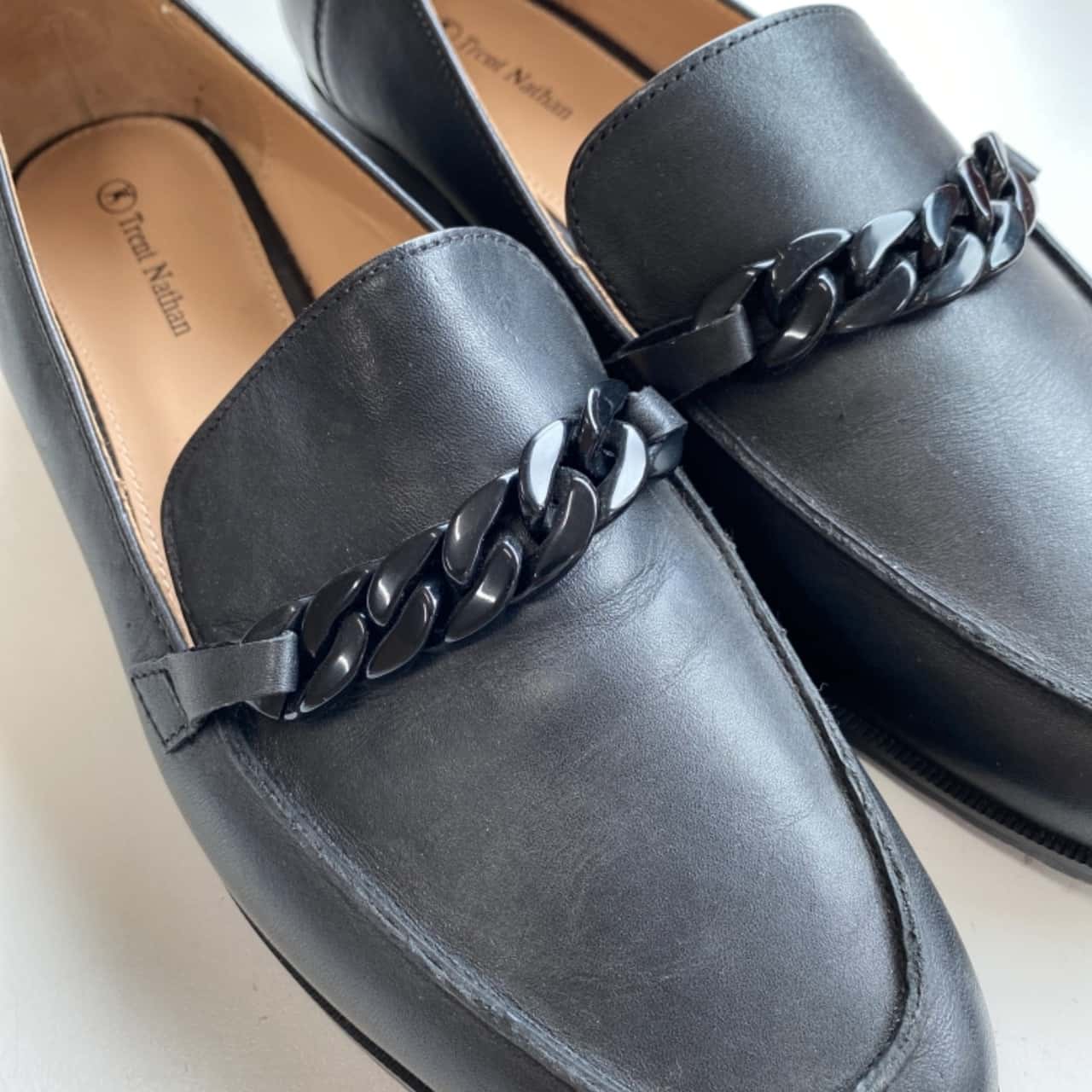 Trent Nathan Size 40 Flats Black BNWT
