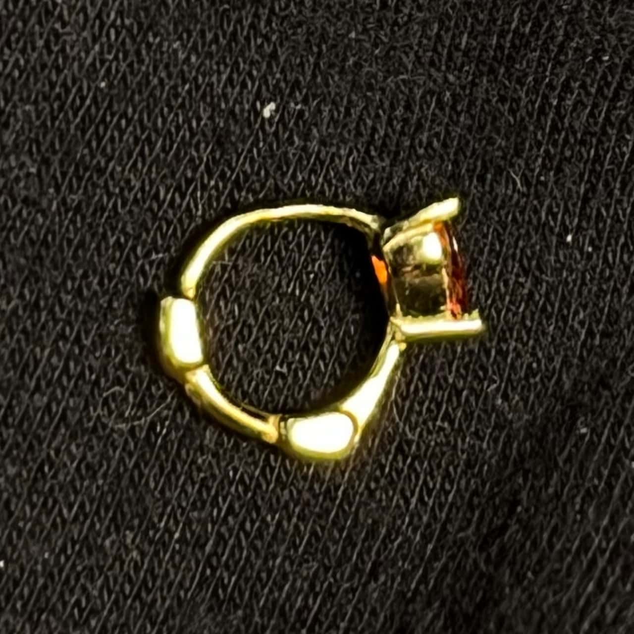 925 Stamped Gold Toned Cartridge Earring/Nosering(s)