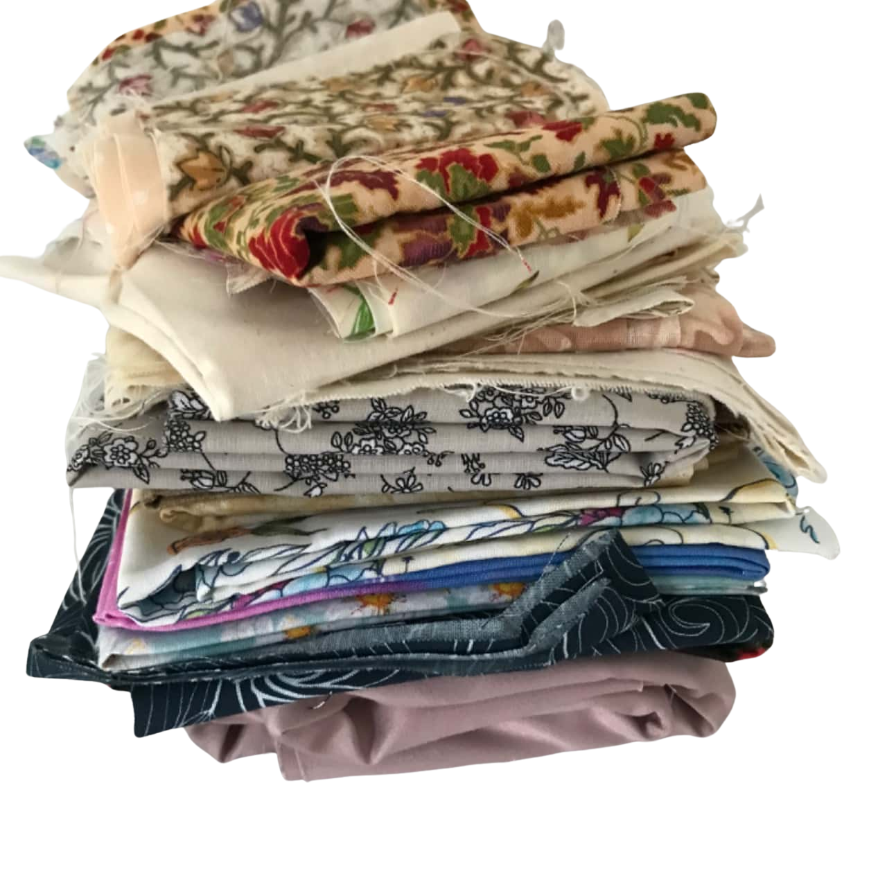 Small Fabric Offcuts for Quilting