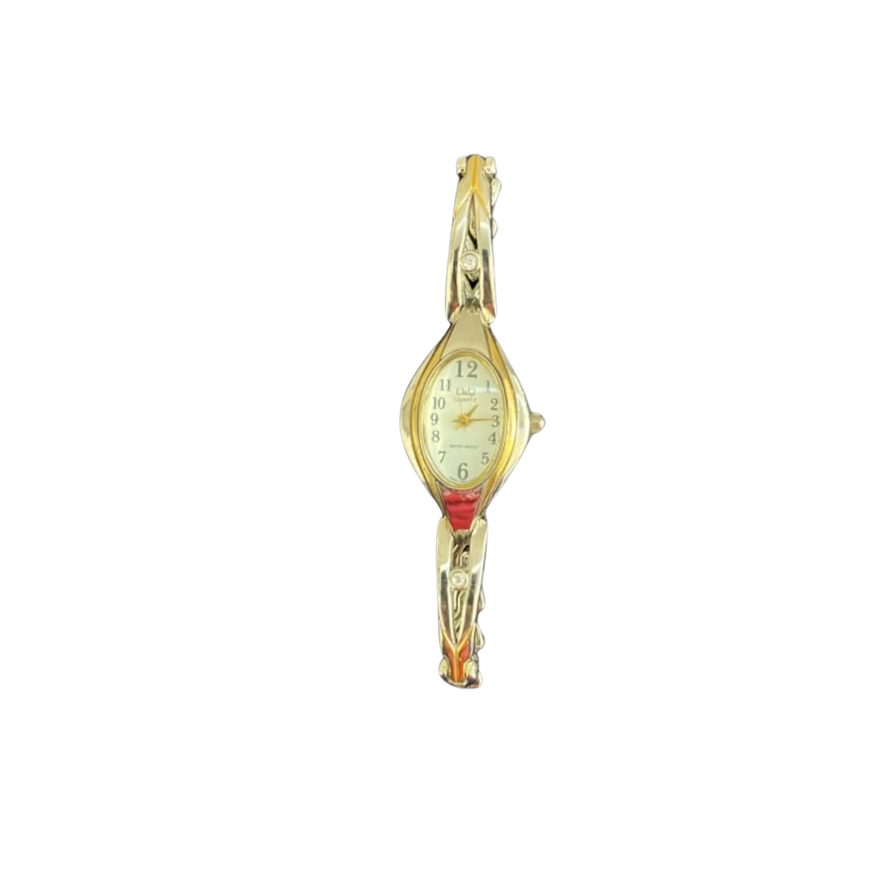 Q&Q gold and silver Quartz watch