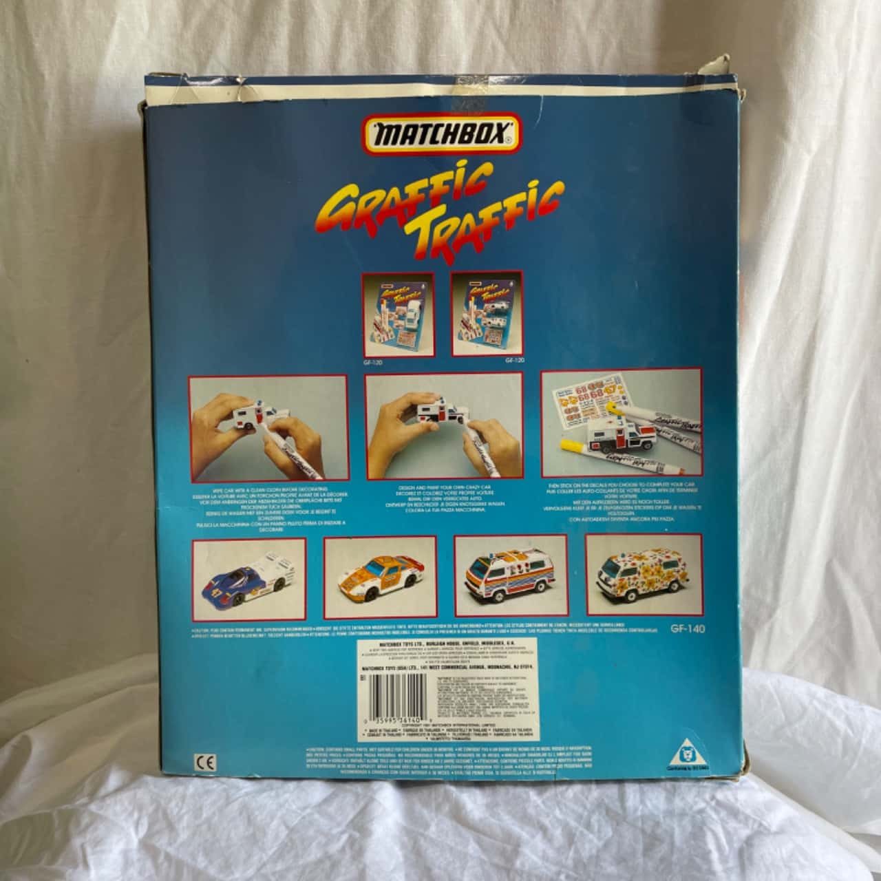 VINTAGE MATCHBOX Graffic Traffic Gift Set (c.1989)