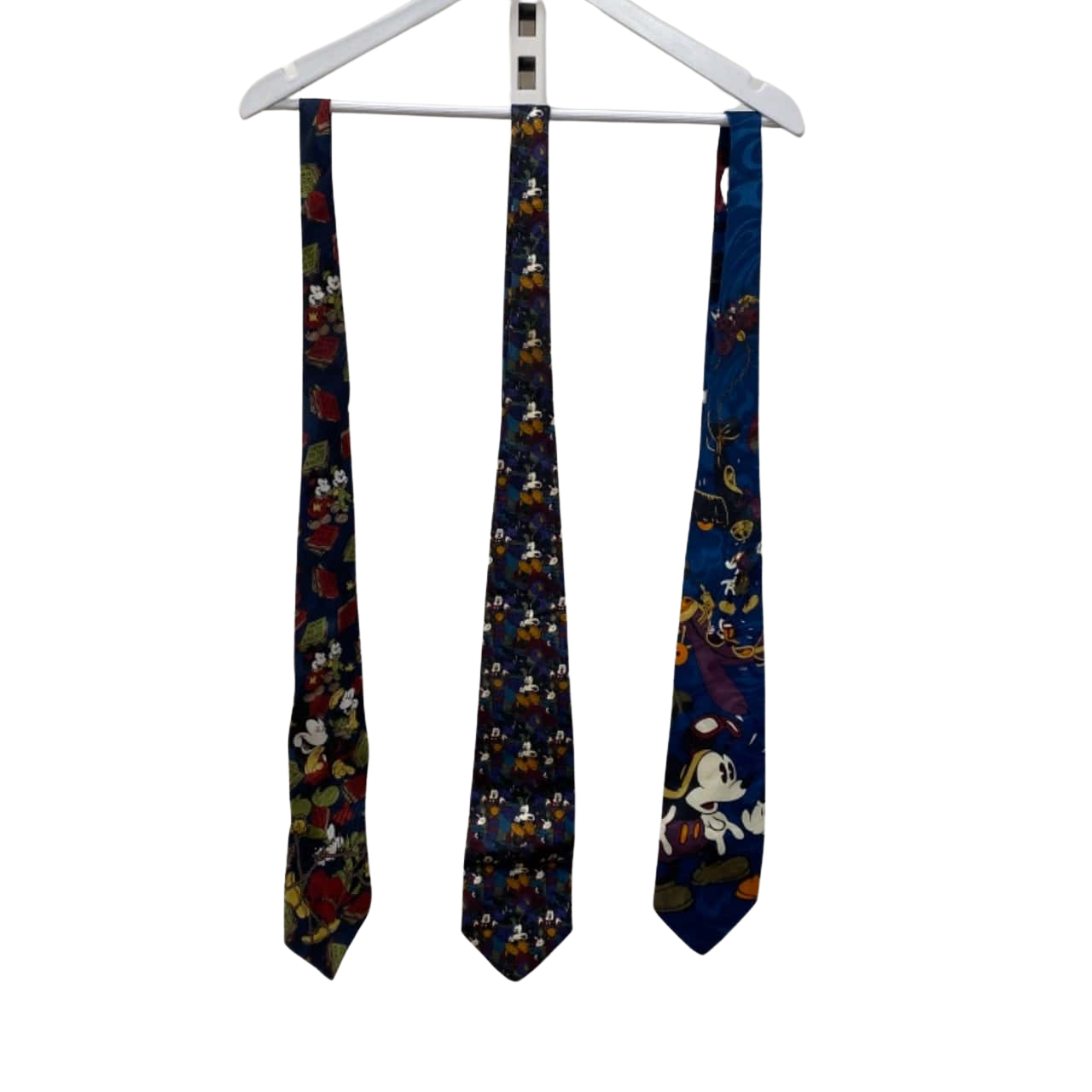 Disney Mens Multicoloured / Pattern 3X Ties/ Mickey & Minnie Mouse