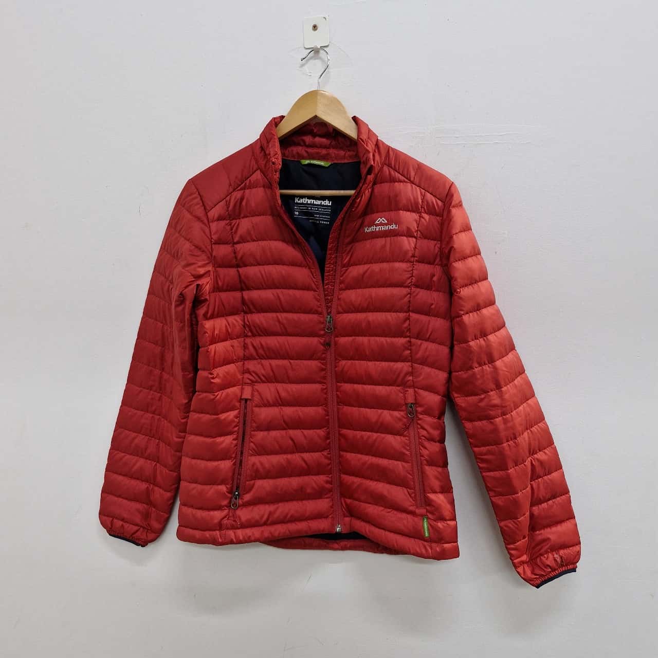 Kathmandu Womens Size 10 Front Zipper / Puffer Jacket Red (s) - Used ...