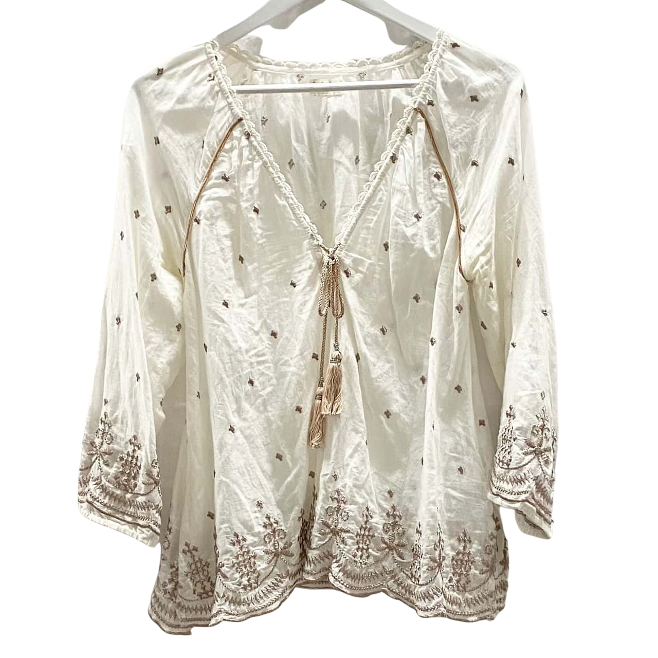 Lula Soul Lightweight Top with Bronze Thread Detail Size S(s)