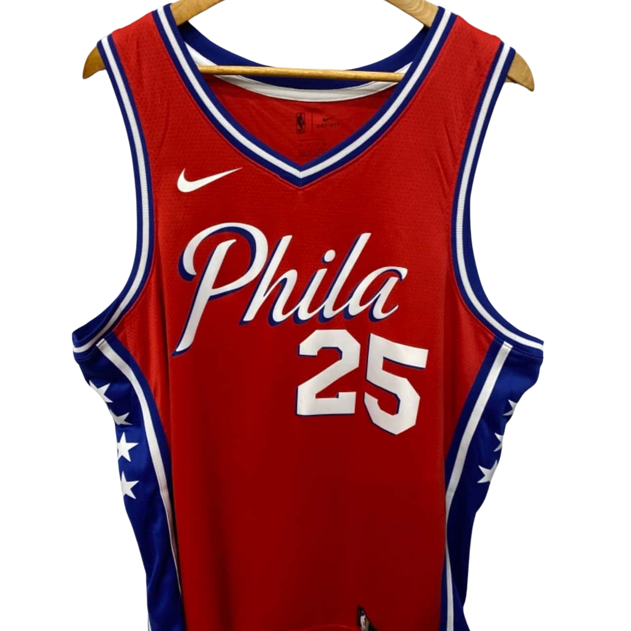 Nike Mens Size XL Blue / Red / White NBA singlet