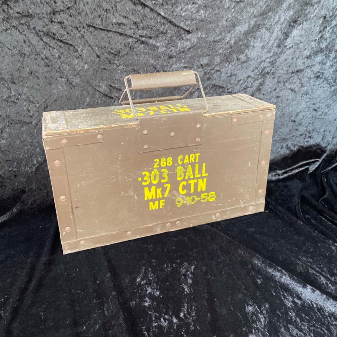 Vintage Post WW2 British 303 Cartridge Box Crate (s)