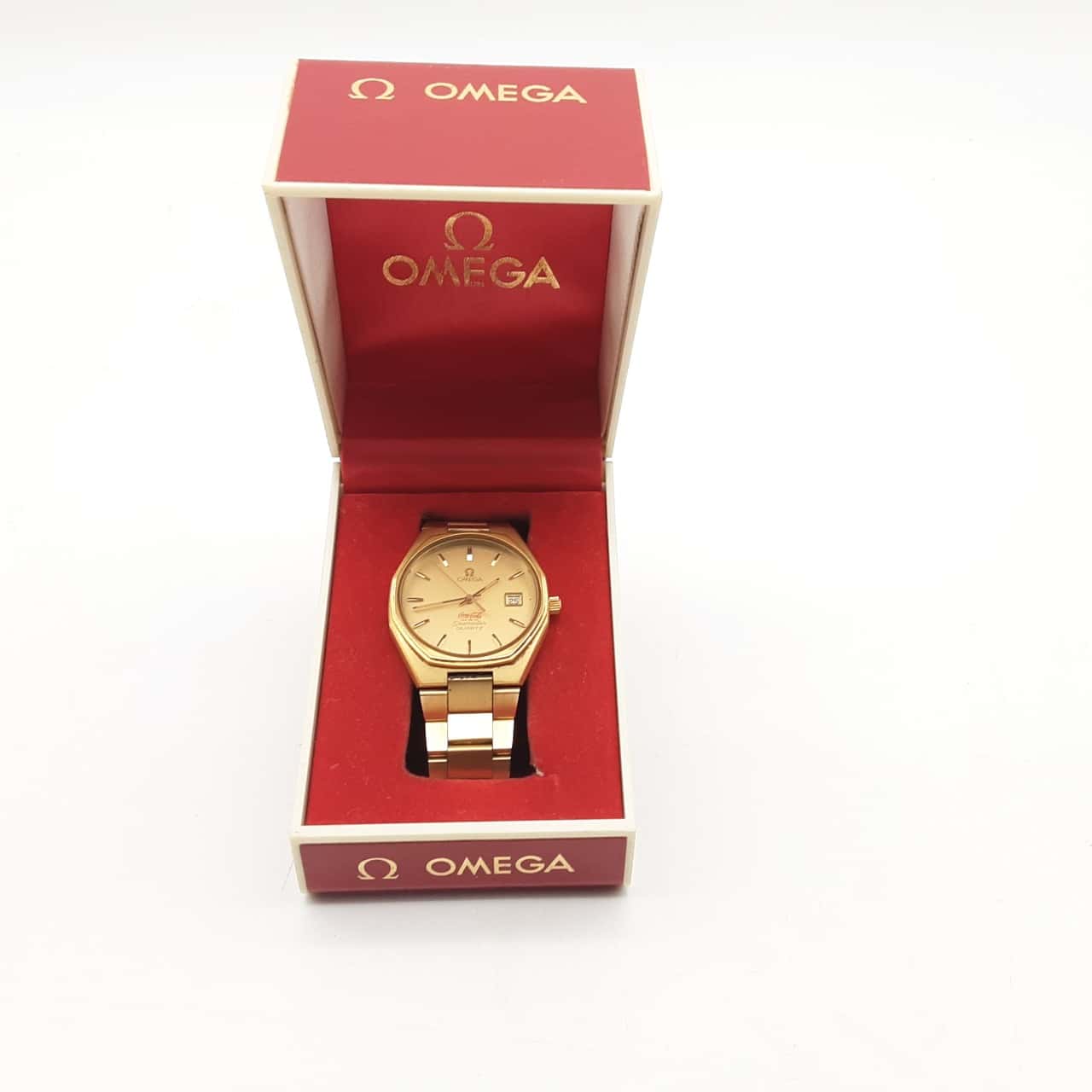 Rare Vintage Omega Seamaster Mens Watch, Dial Mark with Coca Cola Logo ...