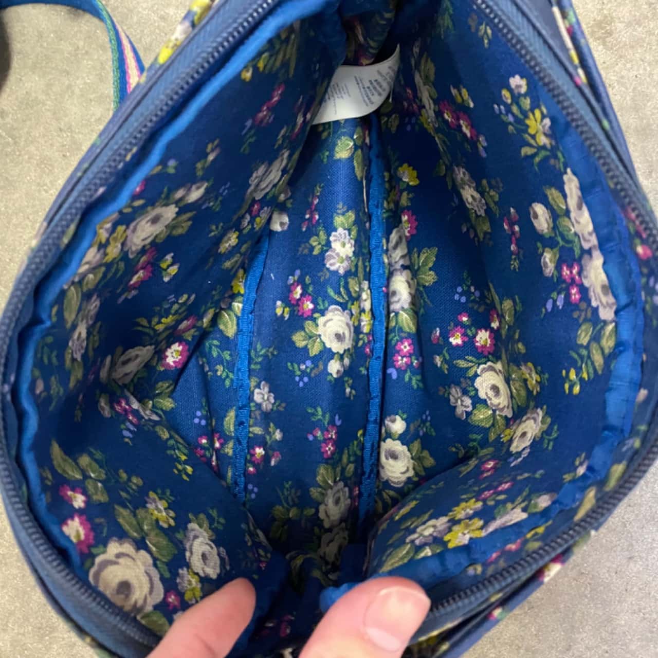 Cath Kidston Womens Handbag Blue / Floral