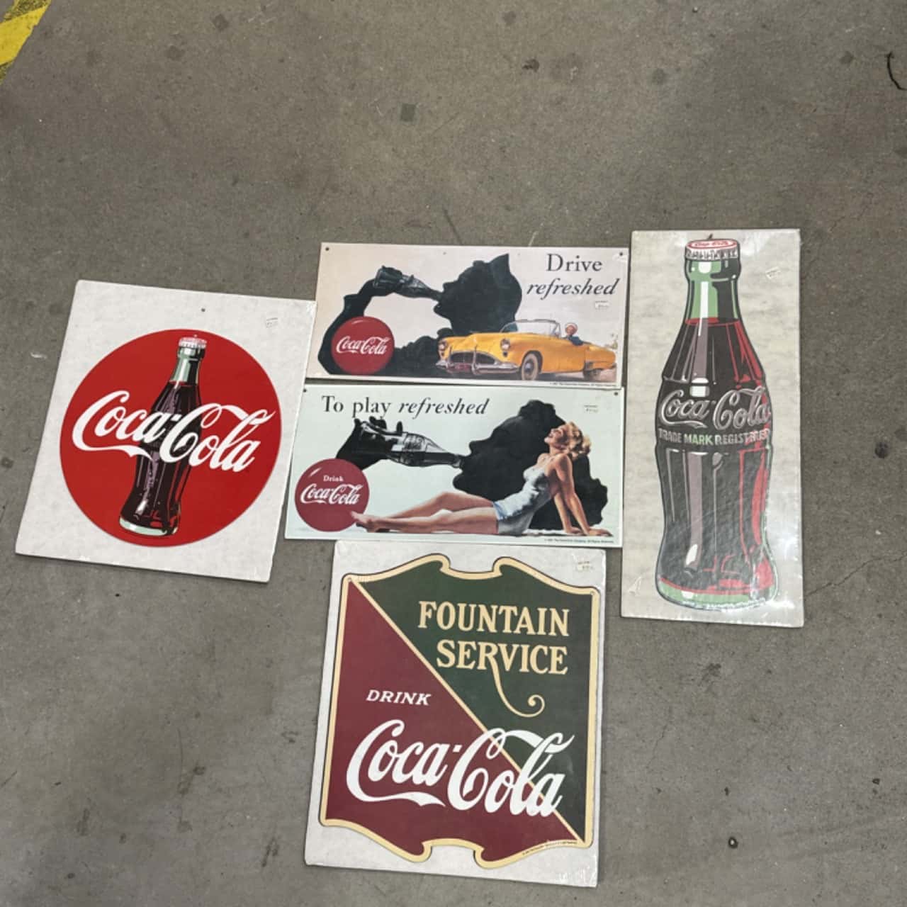 Retro Coca-Cola signs(s)