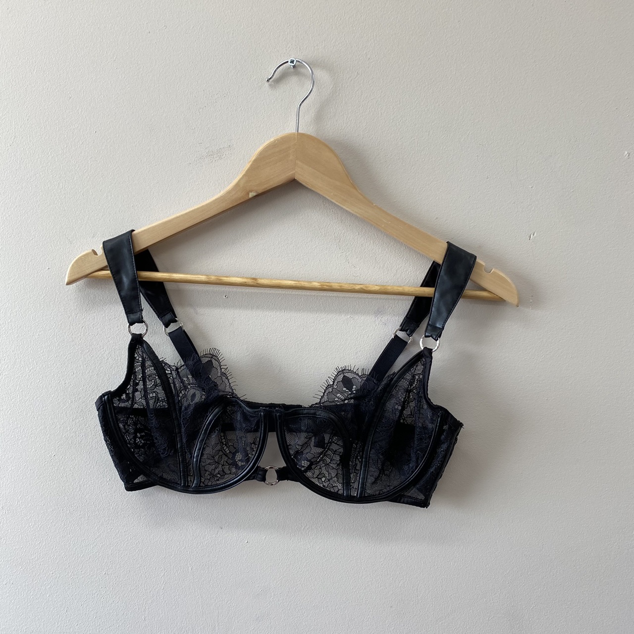 Honey Birdette Women's Bra Size 14D Black (s)