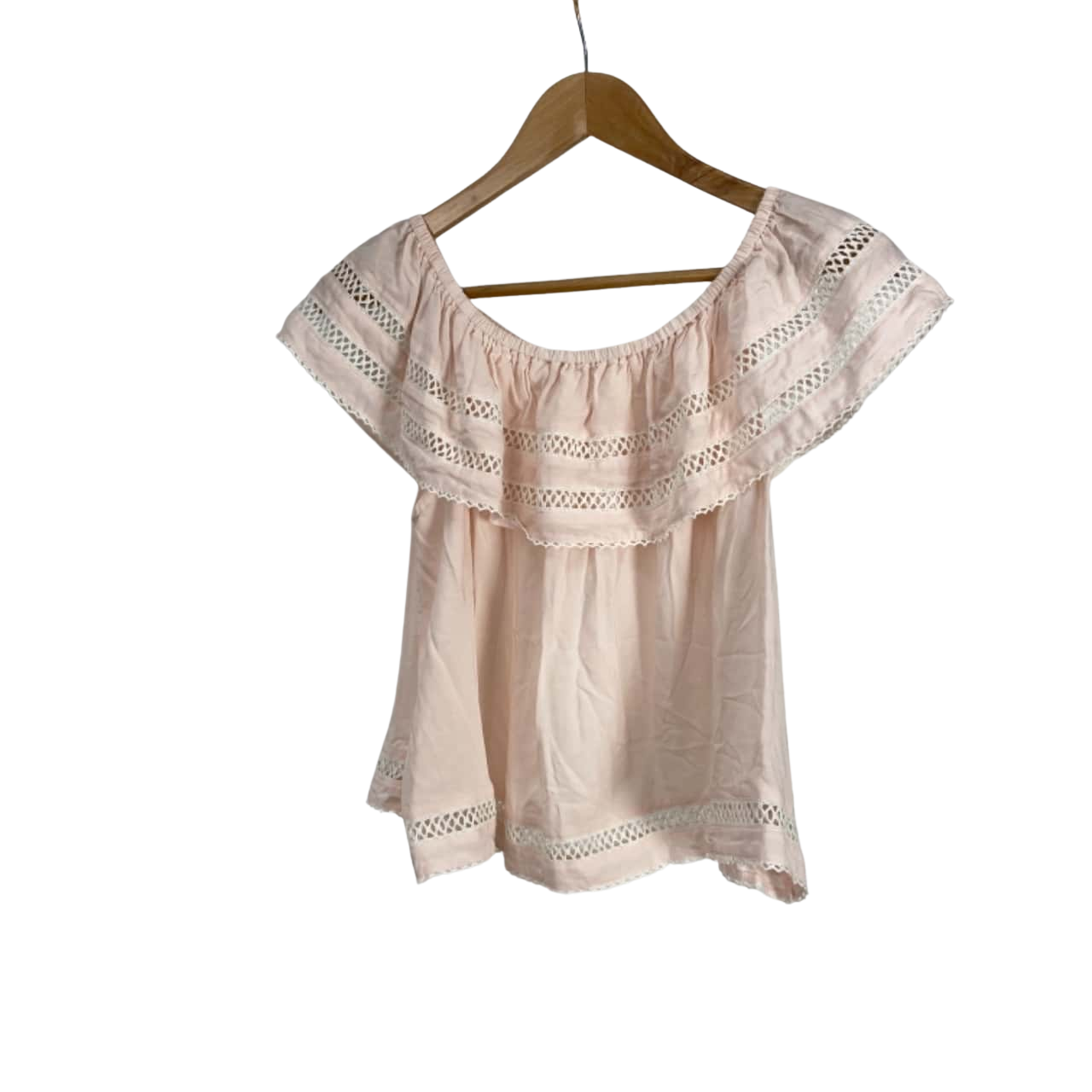 Ghanda Size S Off Shoulder pale Pink top(s)