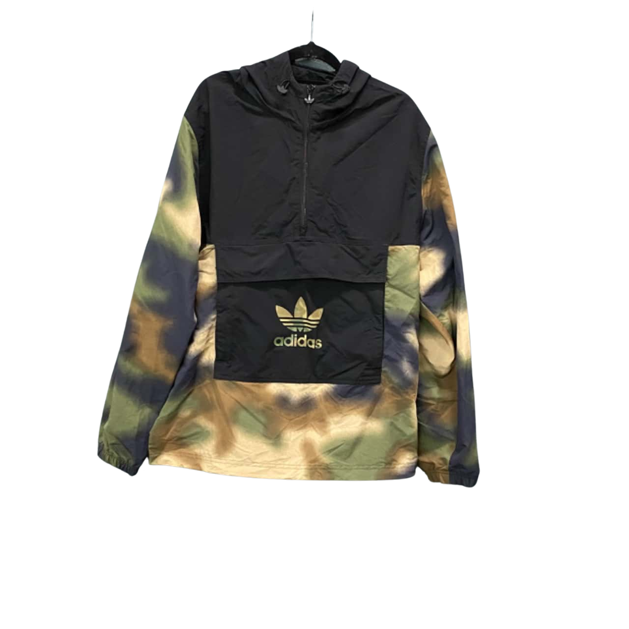 Adidas Mens Size L Hoodie Black / Multicoloured (s)