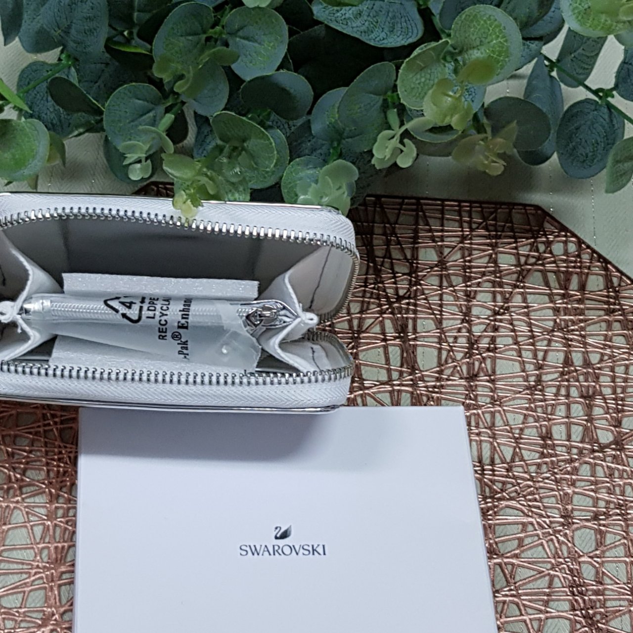 Swarovski Metallic Silver Wallet(s)