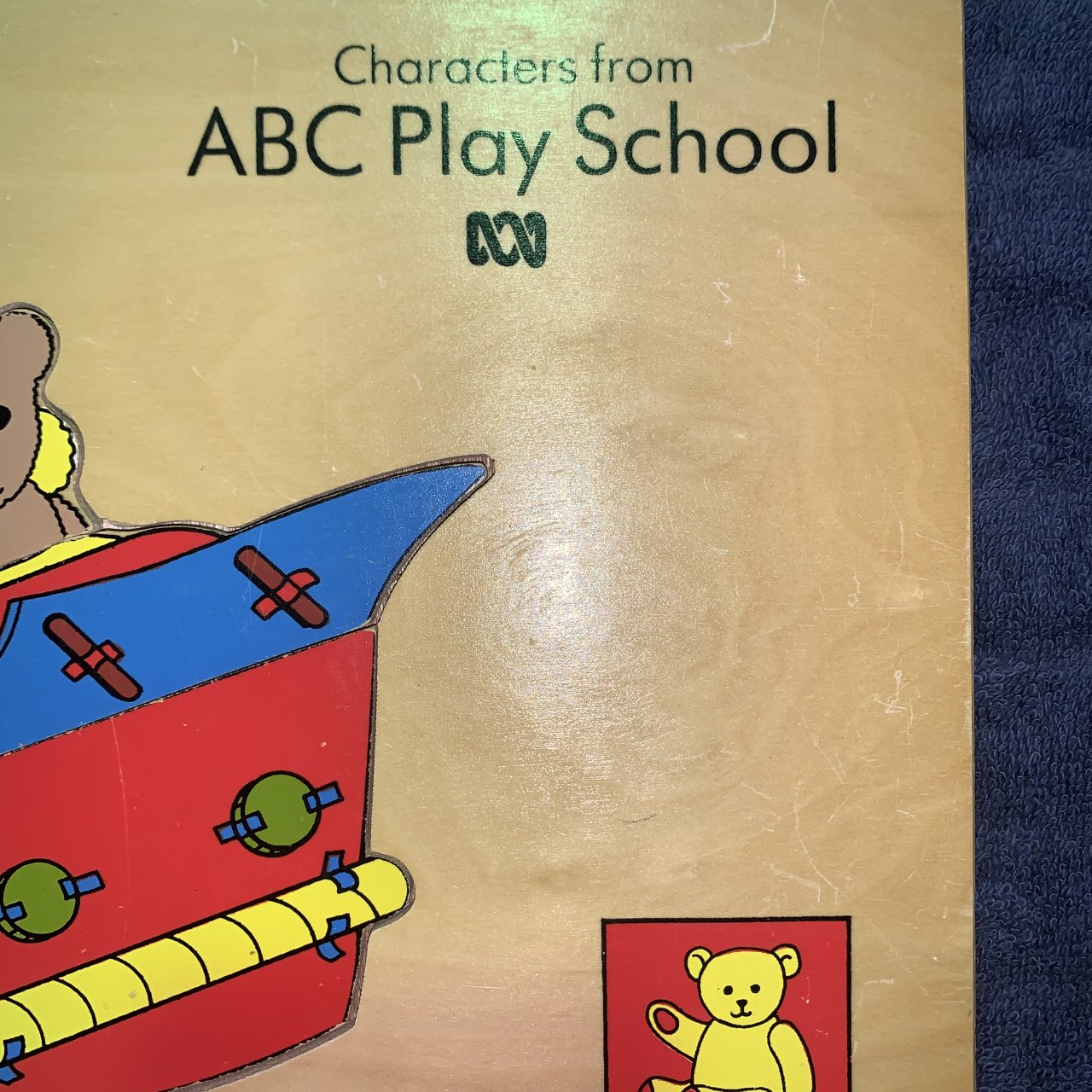 ABC Playschool jigsaw, characters from ABC Playschool, 1992, Australian ...